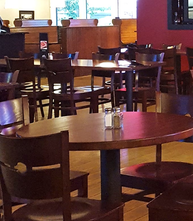 The dining room strikes that perfect balance&mdash;upscale enough for anniversary dinners but comfortable enough that you won't feel judged for ordering dessert first.