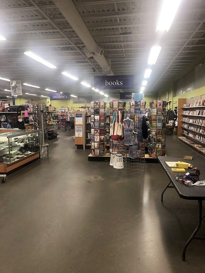 Neatly organized aisles with clear signage make navigating this thrift paradise a breeze, unlike the chaotic jumble some secondhand shops offer.