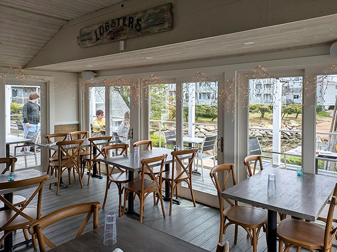 Step inside and you're immediately transported to a cozy Eastern European dining room where comfort takes priority over everything else.