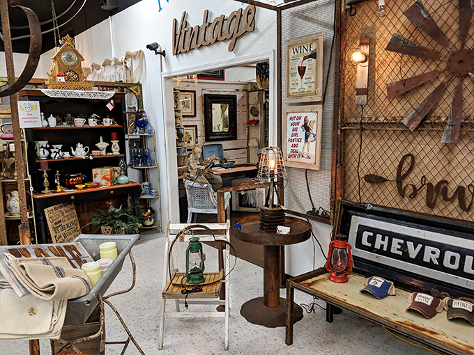 Step inside and enter a carefully curated chaos of decades past, where every booth tells a different story waiting to be discovered.