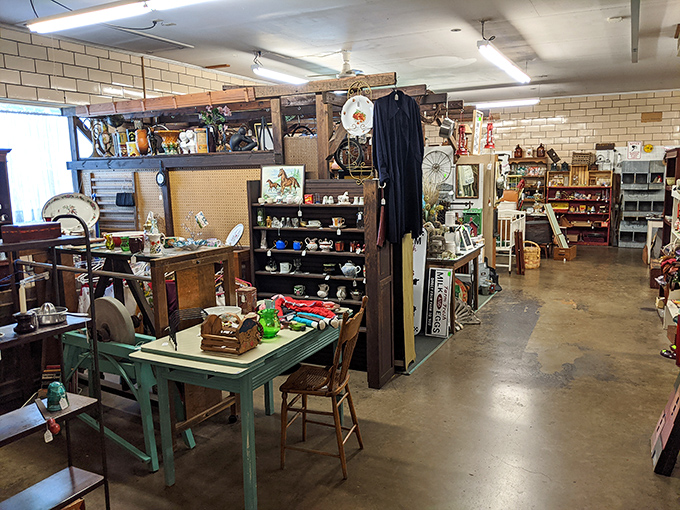 Booths create a labyrinth of discovery where time slows down and your shopping list expands exponentially with each turn.