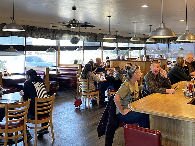Morning conversations and coffee refills &ndash; the dining room at Jerry's is where Fallon locals and travelers alike find common ground over breakfast.