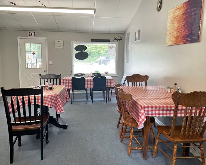 Red and white checkered tablecloths aren't trying to be trendy&mdash;they're just keeping the tradition of comfort alive.