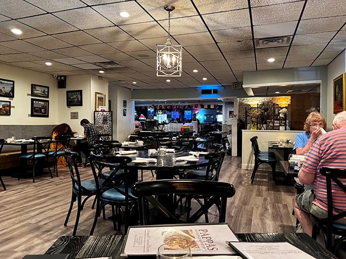 Simple elegance defines the dining room, where conversations flow as freely as the seafood. The real stars here aren't on the walls&mdash;they're on the plates.