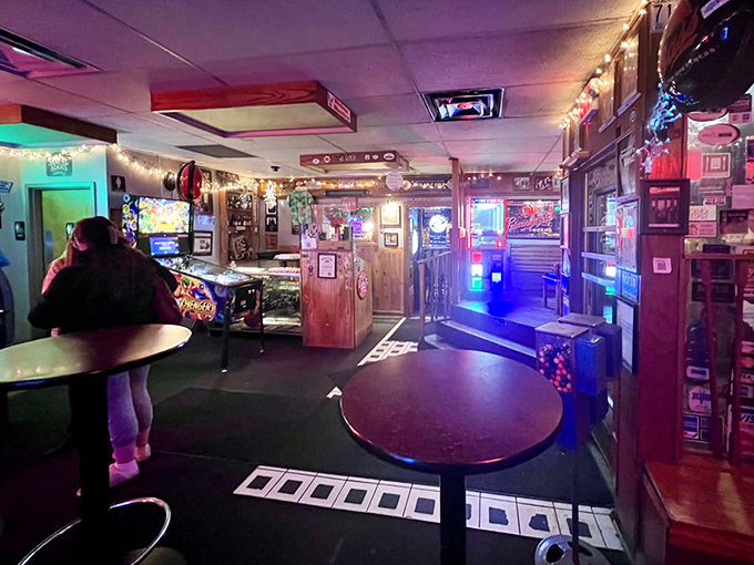 Step inside and time travel to a wonderland of neon, memorabilia, and the promise of impending deliciousness. Your diet's funeral starts here.