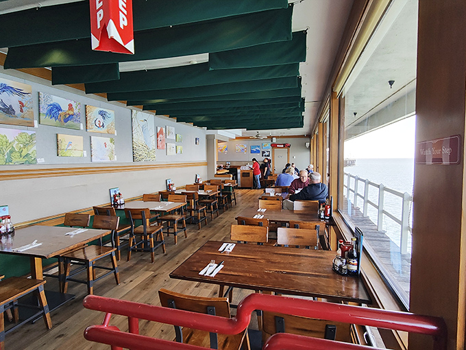 Wooden tables, nautical charm, and those panoramic ocean views &ndash; dining doesn't get more California coastal than this.