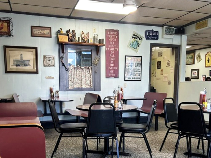 Step inside and you're greeted by walls that tell stories&mdash;each sign, photo, and knickknack a chapter in this diner's community cookbook.