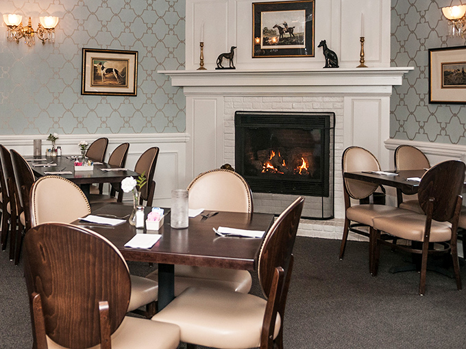 Elegant yet homey, the dining room strikes that perfect balance where you could celebrate an anniversary or just Tuesday night with equal comfort.