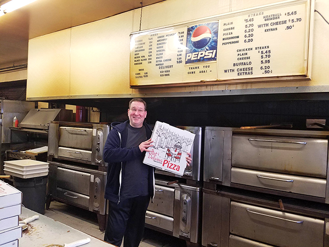 Where pizza magic happens! Those well-worn ovens have produced thousands of perfect pies, each one a testament to no-frills deliciousness.