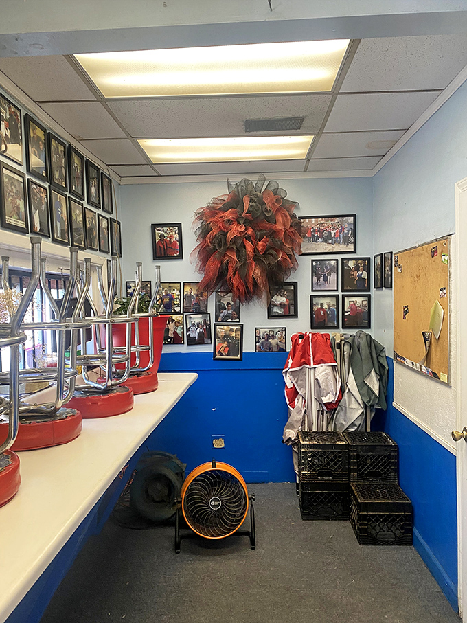 Step inside to find a no-nonsense interior where the focus stays exactly where it should be &ndash; on the food.