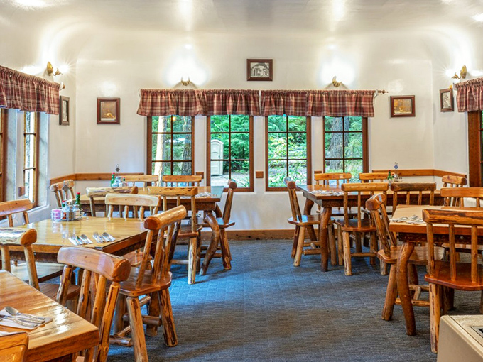Where rustic charm meets genuine hospitality – no pretense, just pure dining room perfection.