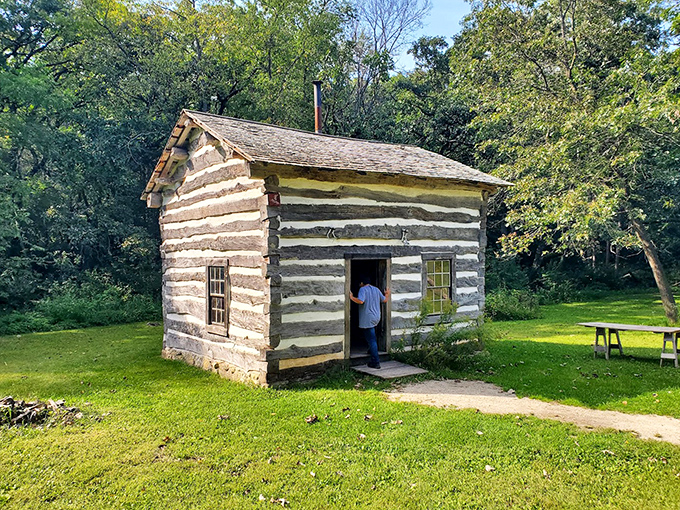 Not your average tiny home! This meticulously preserved log cabin showcases the ingenious simplicity of frontier living&mdash;no Wi-Fi, endless character.