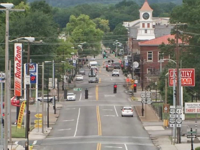 Main Street stretches ahead like a Norman Rockwell painting, minus the overwhelming urge to spend your retirement fund.