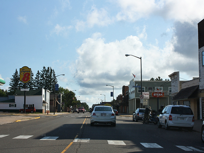 Classic Americana unfolds along Washburn's main drag, where locally-owned businesses proudly stand their ground against the chain-store invasion happening elsewhere.