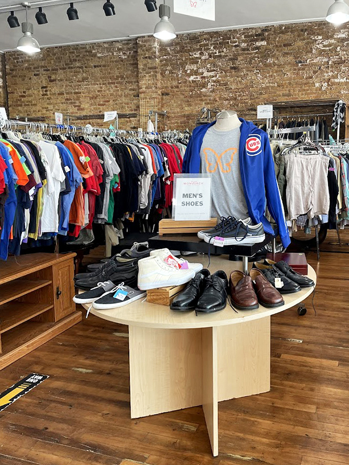 Not just sole survivors but fashion statements. This carefully curated display of men's footwear ranges from casual kicks to office-ready oxfords.