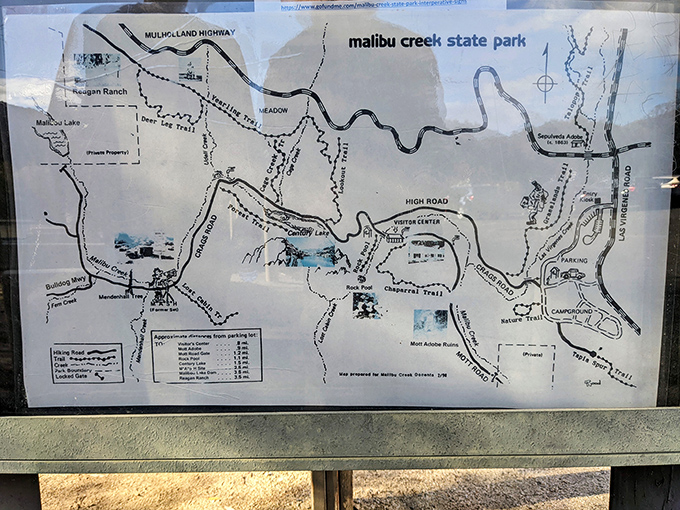 You are here – four words that never feel more reassuring than when you're navigating this labyrinth of trails. Choose your own adventure!