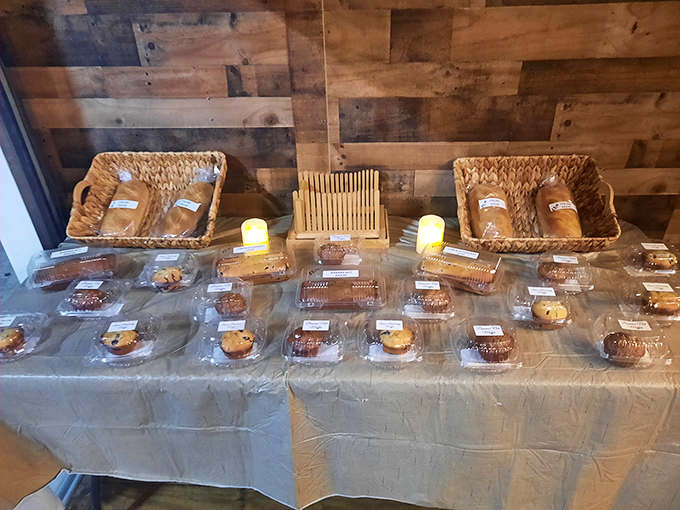 Homemade pastries lined up like edible works of art &ndash; each one promising a sweet reward for dedicated flea market explorers.