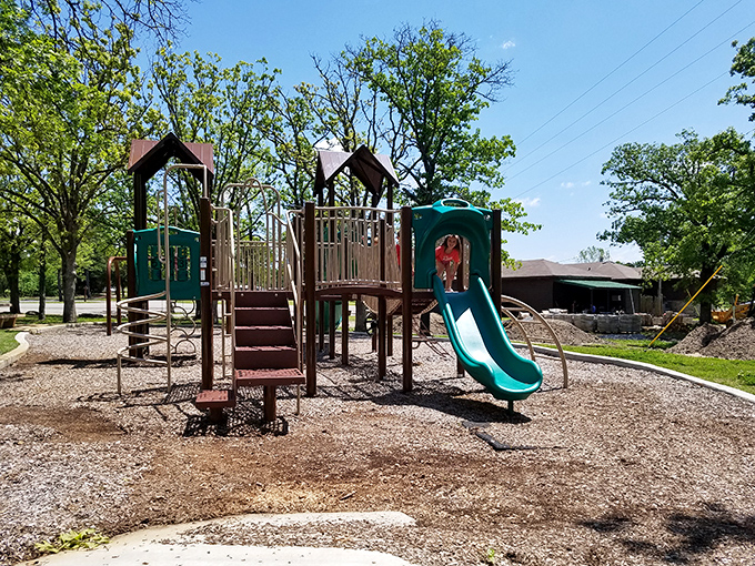 Where childhood memories are manufactured daily. This playground might not have Wi-Fi, but I promise the connection is much stronger.