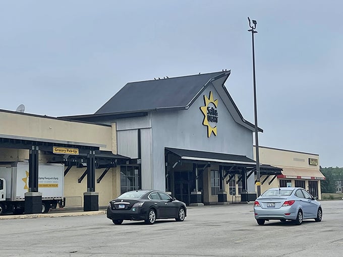 Even on overcast days, this thrifting destination stands out in Urbana's retail landscape, drawing deal-hunters from across Illinois like moths to a budget-friendly flame.