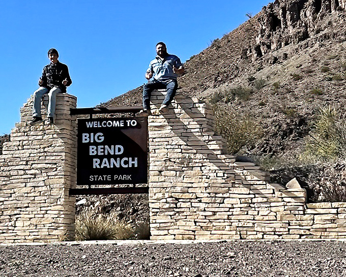 The entrance sign doubles as the perfect photo op. Just try not to look too smug when friends ask where this otherworldly backdrop is located.