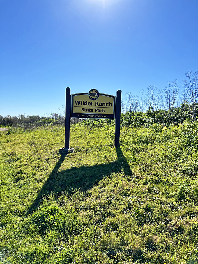 The gateway to adventure stands unassumingly in the California sunshine, promising treasures that no smartphone screen could ever do justice.