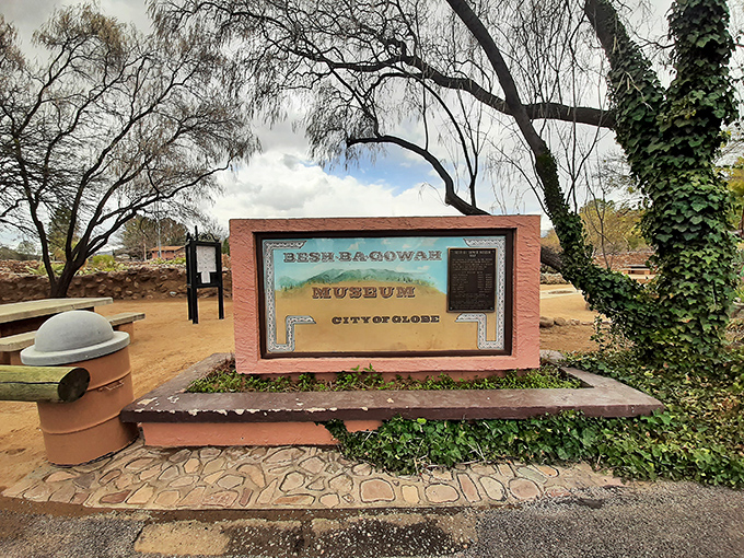 Don't let the unassuming pink sign fool you&mdash;beyond this entrance lies an archaeological wonderland waiting to blow your mind.