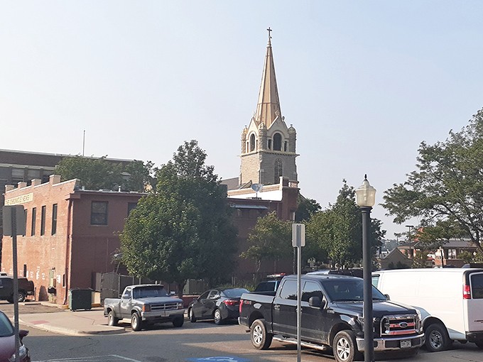 The town's church spire reaches skyward, a spiritual landmark that's witnessed generations of Trinidad residents through boom times and quiet years.