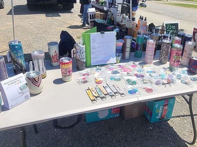 Not your average souvenir stand! These handcrafted tumblers and keychains transform everyday hydration into a personality statement.