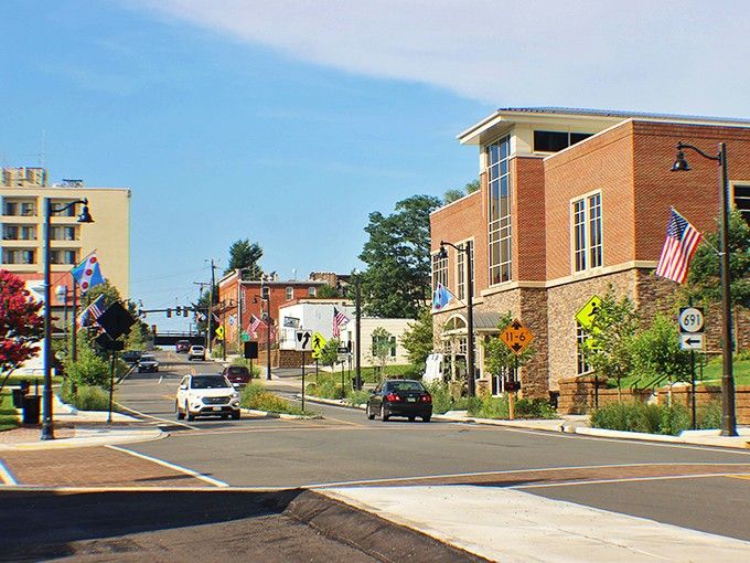 Mountains frame downtown Crozet like nature's own picture frame, reminding you why people settled here in the first place.