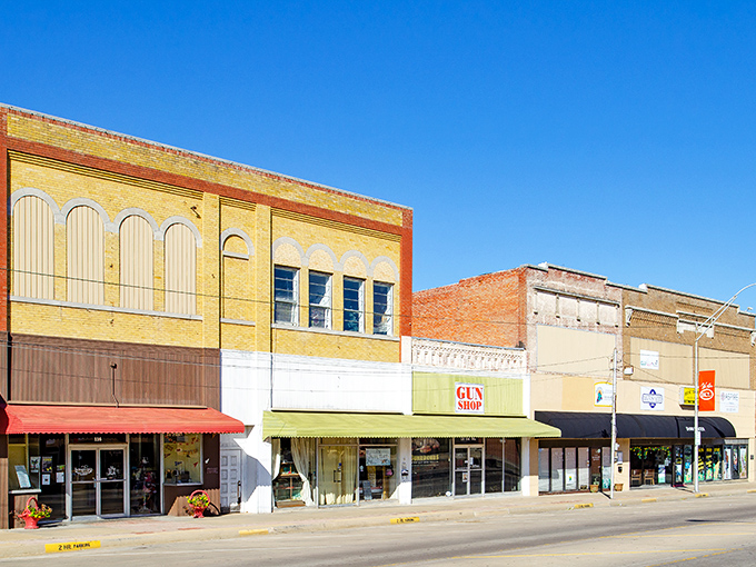 Classic storefronts line Ada's streets like old friends waiting to share their secrets.