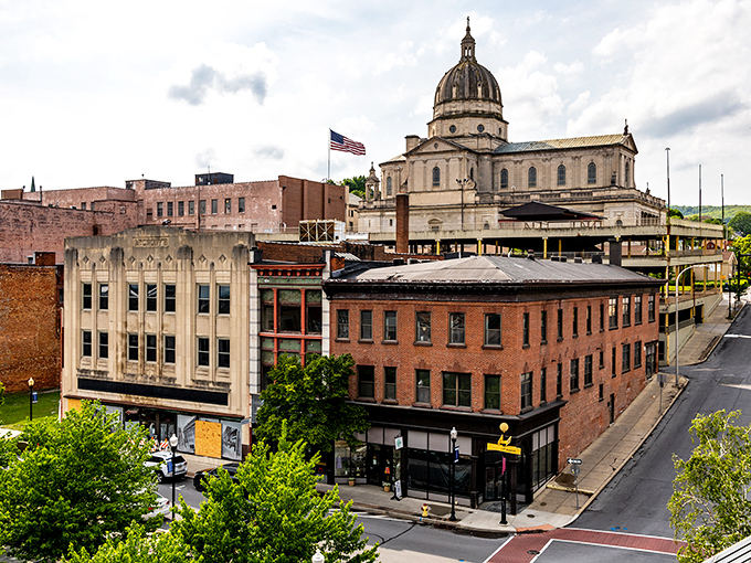 Altoona's skyline showcases its architectural heritage, where that impressive domed building stands like a crown jewel against the Pennsylvania sky.