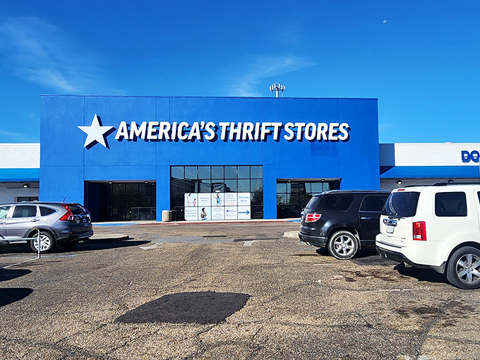 When the parking lot stays this busy, you know America's Thrift Stores delivers on its treasure-hunting promises daily.