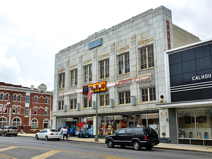 Anniston's historic Calhoun Theatre stands proud, offering culture without the big-city price tag attached.