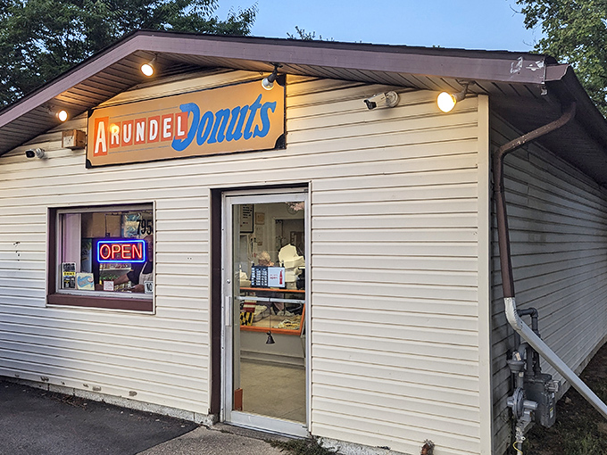 Arundel Donuts may look humble, but this little white building houses donut magic that locals line up for at sunrise.