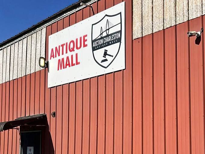 When a red barn becomes an antique paradise, you know you've found something special worth exploring today.