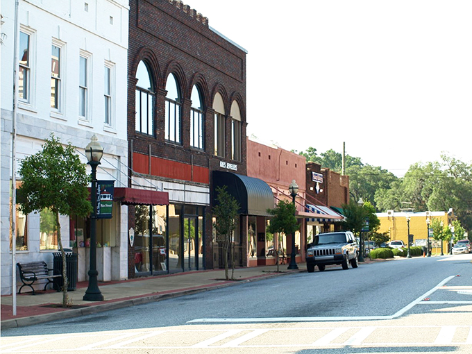 Bainbridge's downtown exudes small-town magic with its well-preserved architecture and pedestrian-friendly streets.