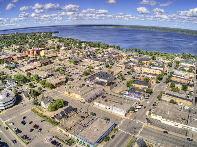 Bemidji's waterfront combines natural beauty with small-town affordability. Like finding a designer outfit at thrift store prices!