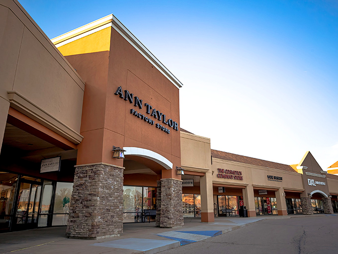 Ann Taylor's welcoming facade stands ready for the bargain hunt, like the retail version of "The Price is Right" without the yodeling.