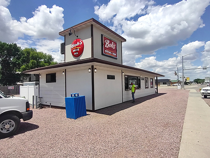 Bob's Drive Inn looks like it stepped out of "Happy Days" and decided to stay forever.