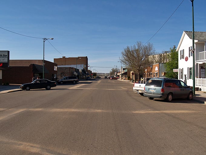 Bottineau's brick buildings hold court on main street like wise elders sharing tales of North Dakota's past.