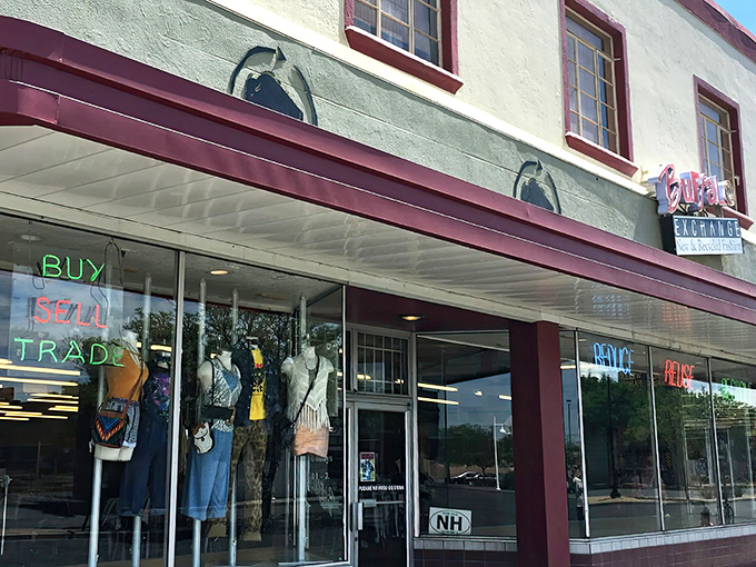 Buffalo Exchange's storefront promises fashion adventures where yesterday's trends become tomorrow's statement pieces&mdash;all without the mall's price tags or piped-in music.