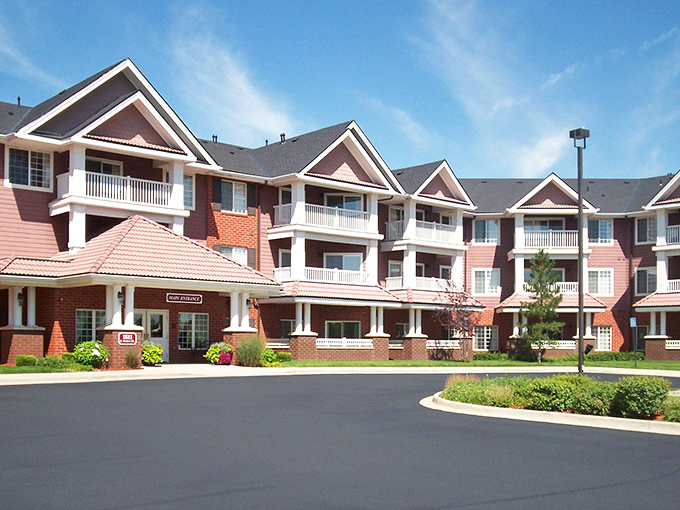 Carmel Oaks welcomes you home with brick charm that says "comfortable living" in every detail.