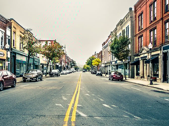 Claremont's main street stretches wide, inviting you to stroll and discover budget-friendly treasures.