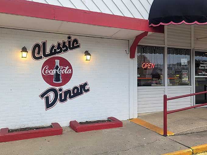 Classic Diner's vintage Coca-Cola sign promises the kind of authentic American food experience that never goes out of style.