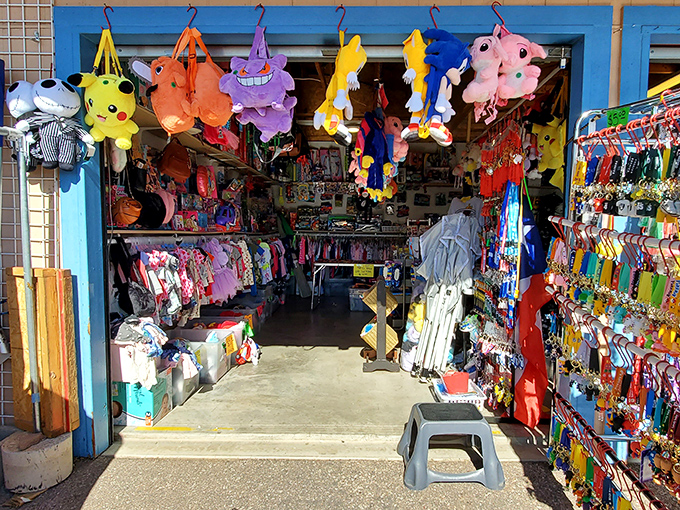 Under those cheerful umbrellas, someone's selling happiness by the armload&mdash;and it comes in every color imaginable.