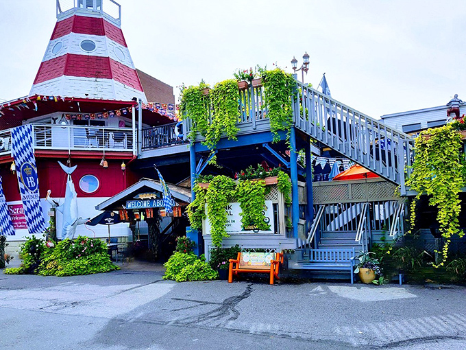 When a lighthouse decides to become a restaurant, magic happens on North Washington Avenue.
