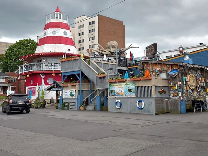 Part lighthouse, part seafood wonderland &ndash; Cooper's looks like a nautical theme park crashed into Scranton!