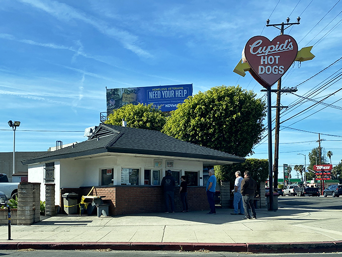 Cupid's modest exterior hides culinary arrows that strike straight through your heart and stomach simultaneously.