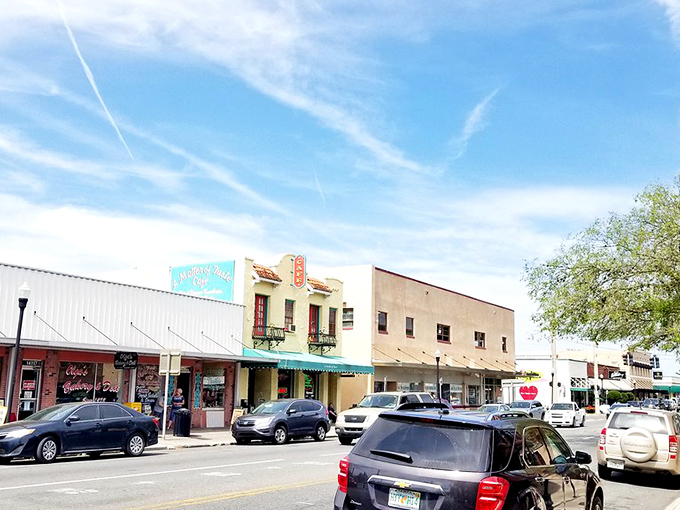 Main Street looks like it's waiting for a classic car parade to roll through. Norman Rockwell would approve.