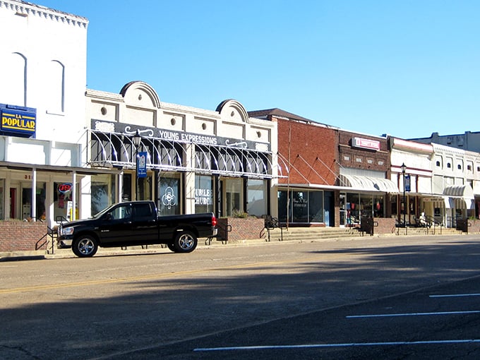 De Queen's historic storefronts stand like sentinels guarding the secrets of affordable small-town living.
